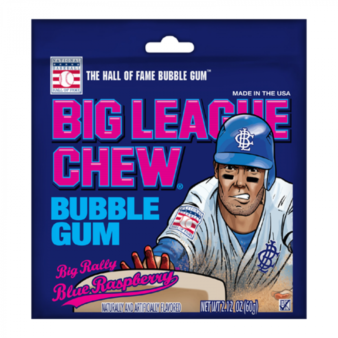 BIG LEAGUE CHEW BLUE RASPBERRY 12CT