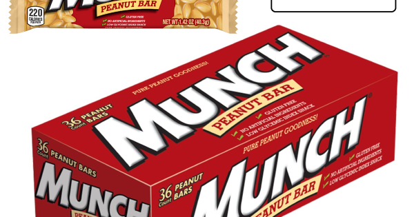 MUNCH CANDY BAR 36PCS