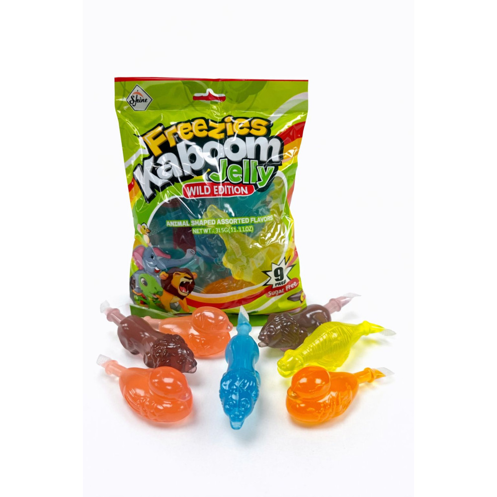 KABOOM JELLY ANIMAL WILD 35G/ 9 X 12PCS