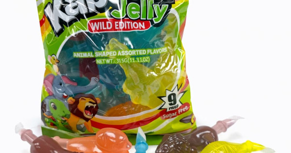 KABOOM JELLY ANIMAL WILD 35G/ 9 X 12PCS